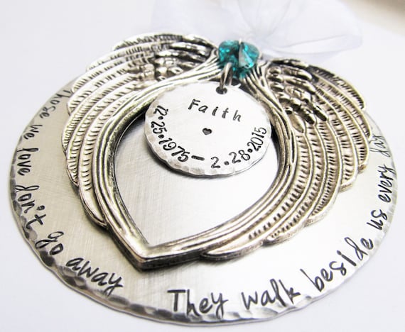 Memorial Ornament Custom Memorial Gift Personalized Ornament - Etsy