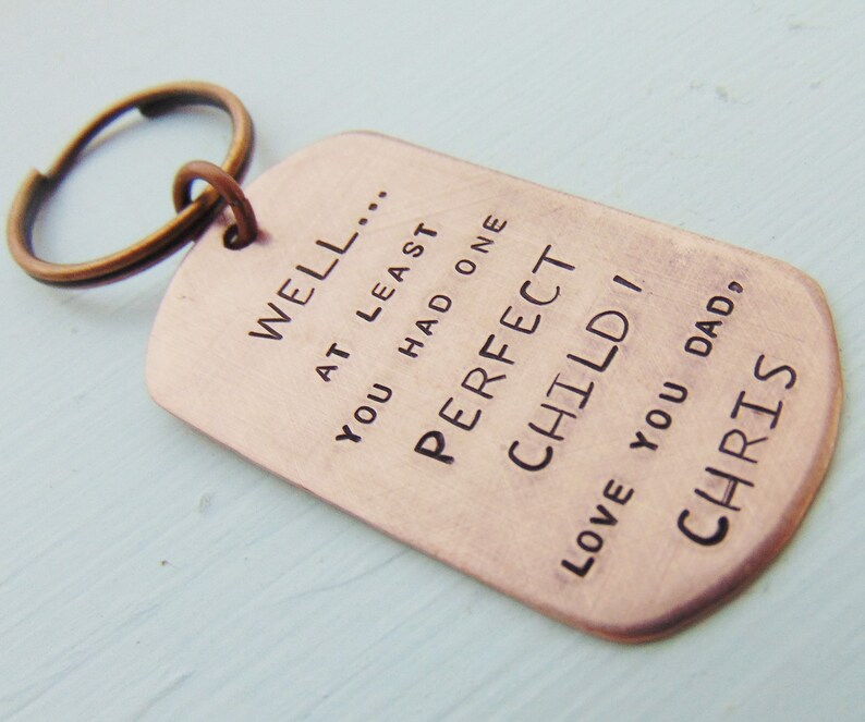 Father's Day Gift Funny Father's Keychain - Etsy