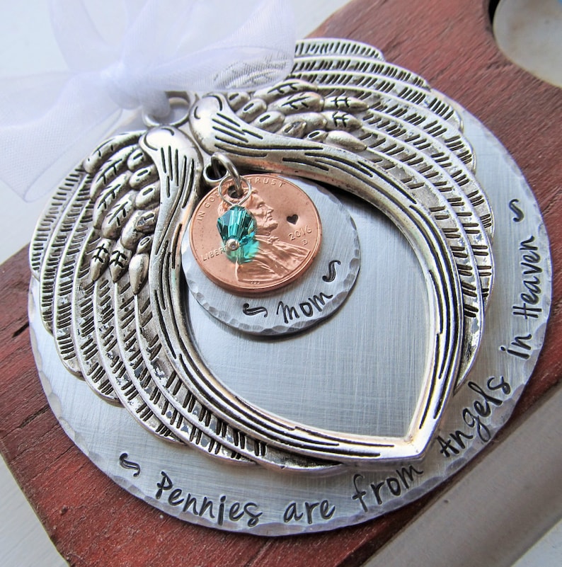 Pennies From Heaven Memorial Ornament Personalized Memorial Ornament ...