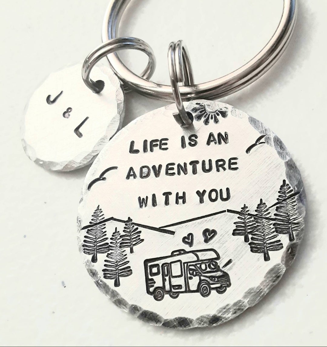 RV Keychain, Camper Keys, Camping Keyring, Personalized, Gift for Dad ...