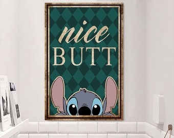 Stitch Toilet Poster - Etsy