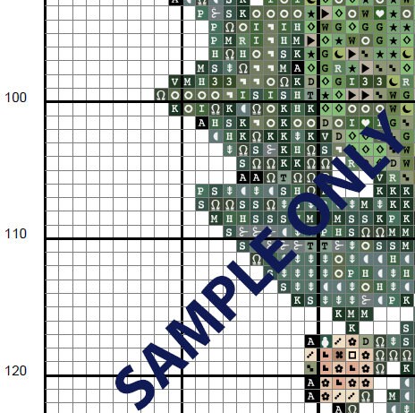 Lemon Wreath PDF Digital Download Pattern for Cross Stitch DMC Colors ...