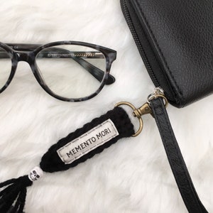 Keychain. Tassel Keychain. Catholic Gifts for Women. Memento Mori ...