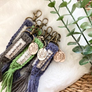 Saint Keychain - Catholic Saints Collection 3. Keychain With Charm ...
