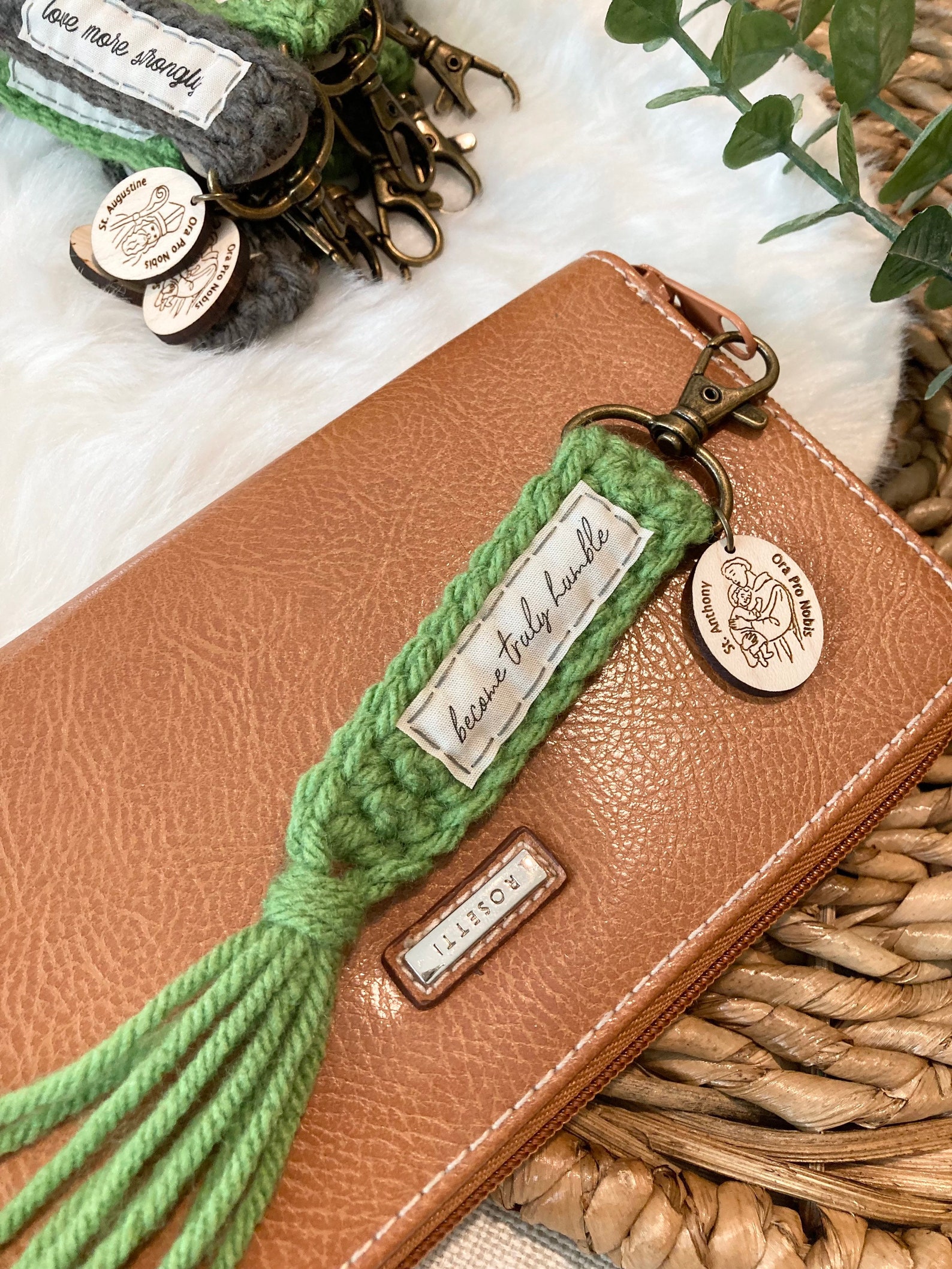 Saint Keychain Catholic Saints Collection 3. Keychain With - Etsy