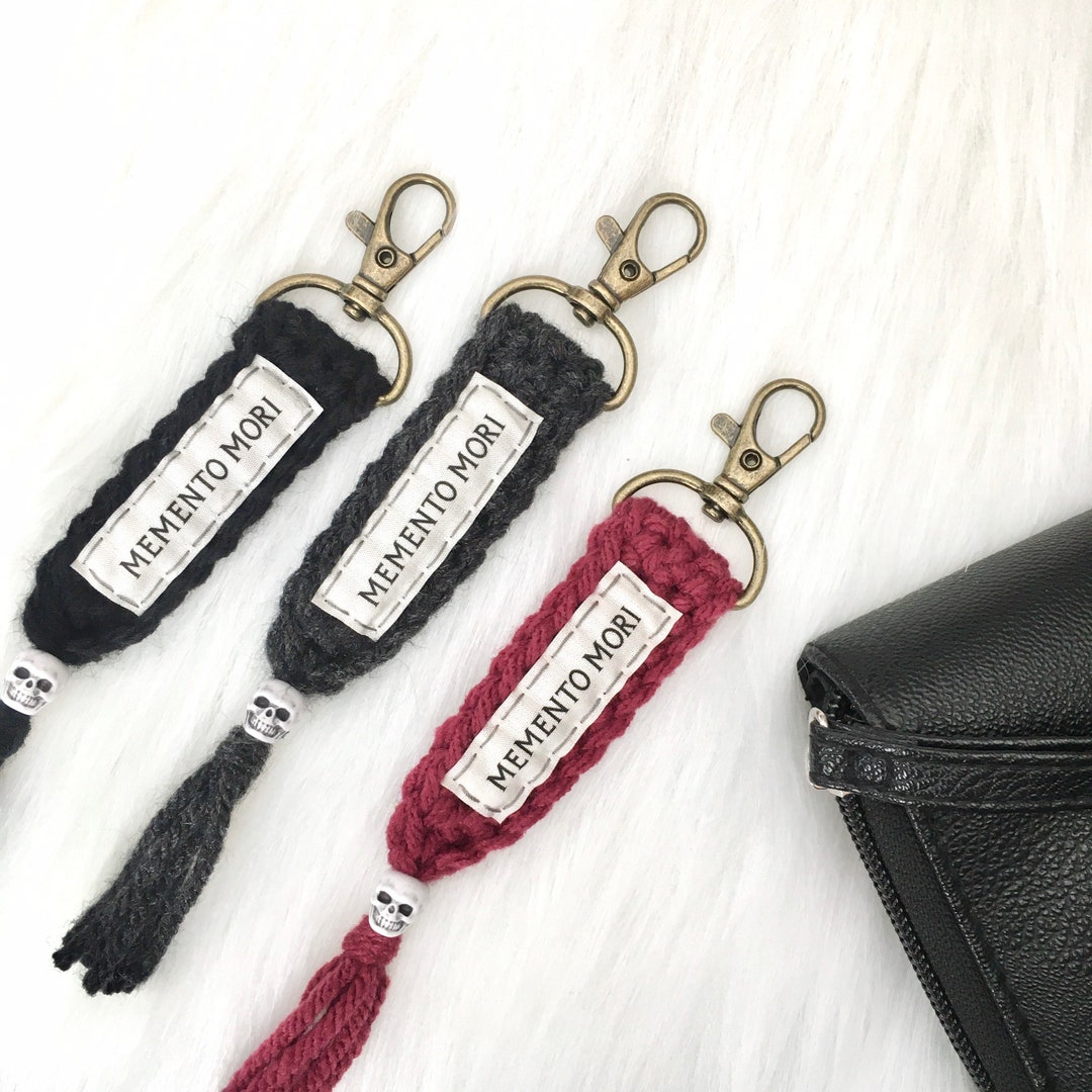 Keychain. Tassel Keychain. Catholic Gifts for Women. Memento Mori ...