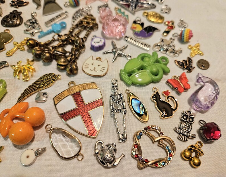 Vintage to Modern Charms & Pendants Lot - 100 Pieces (269) - Etsy