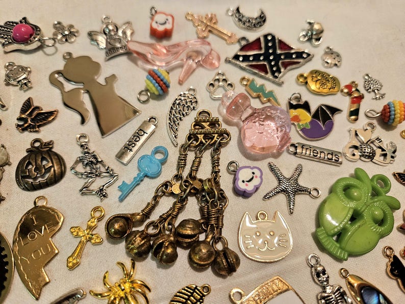 Vintage to Modern Charms & Pendants Lot - 100 Pieces (269) - Etsy