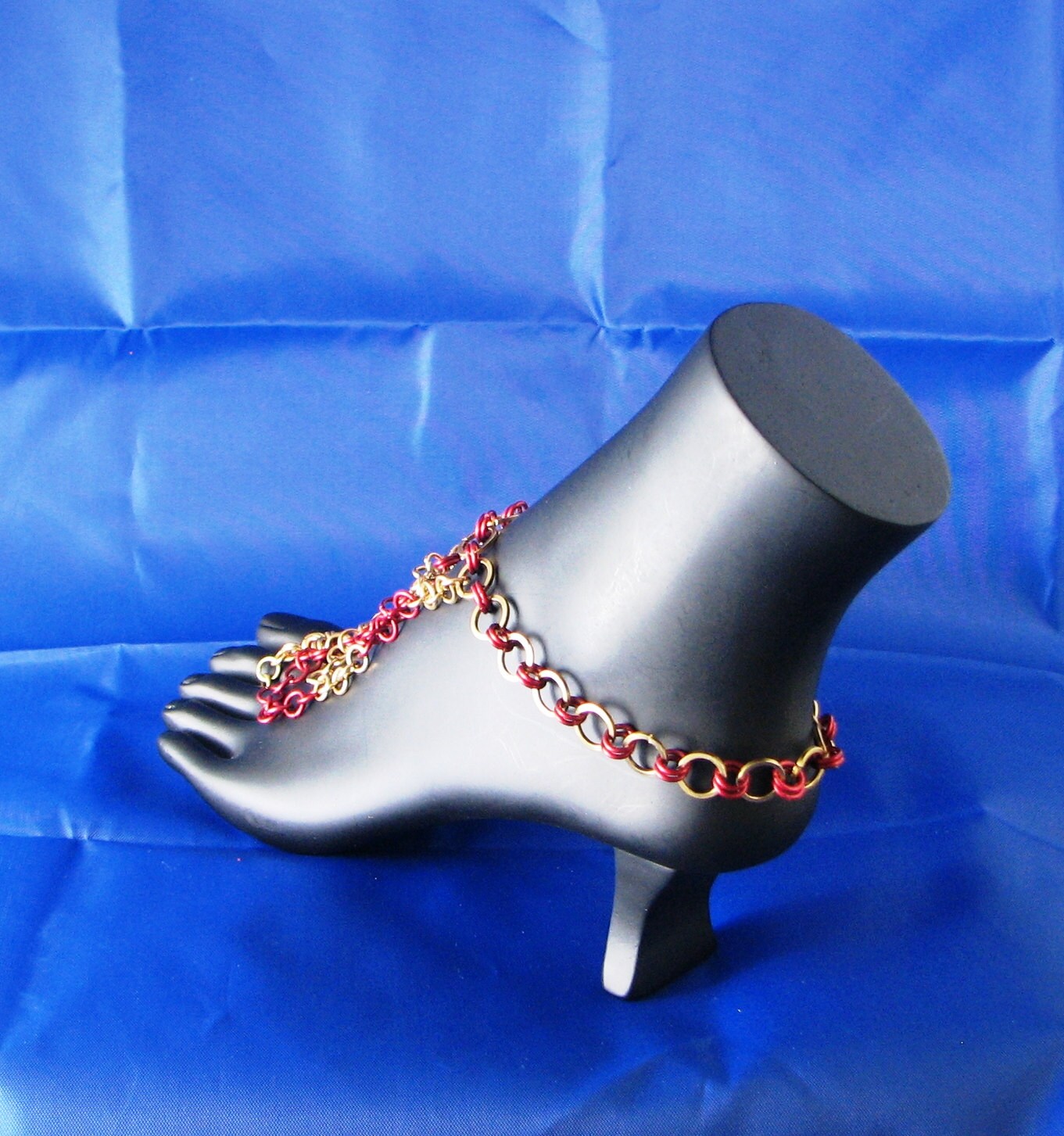 Chainmail Barefoot Sandals Brass & Aluminum - Etsy