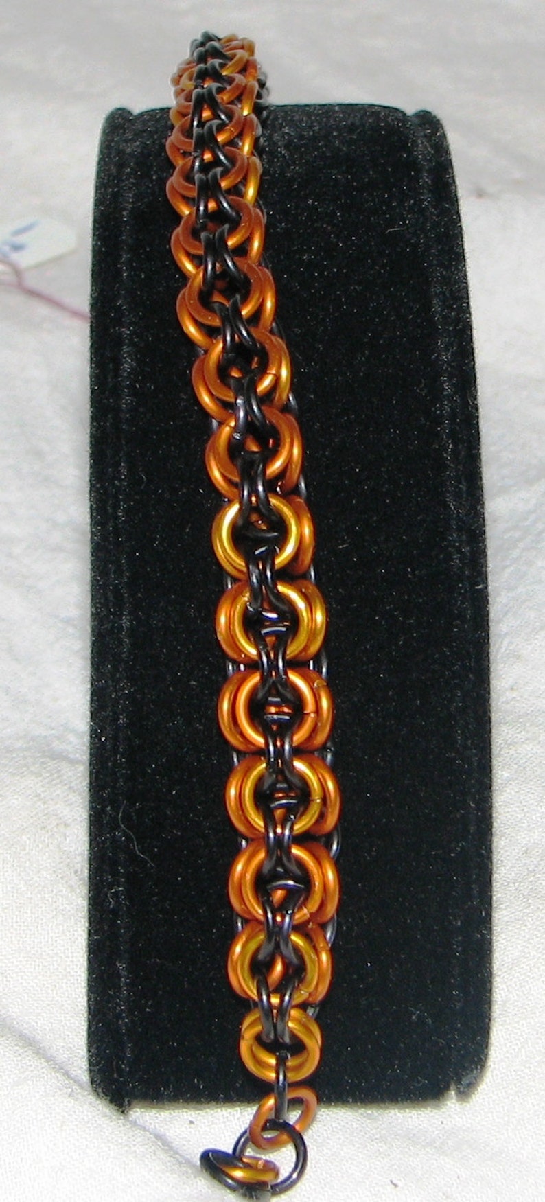 Color Inverted Round Chainmail Bracelet - Etsy