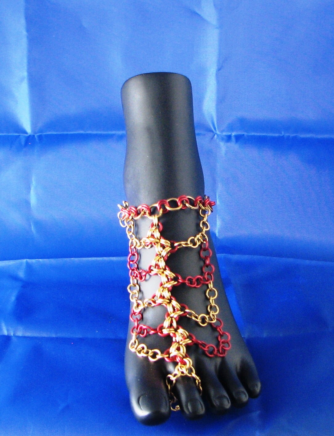 Chainmail Barefoot Sandals Brass & Aluminum - Etsy