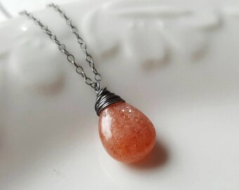 Orange necklace | Etsy