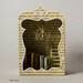 Miniature Library Mini Bookshelf Paper Art - Etsy