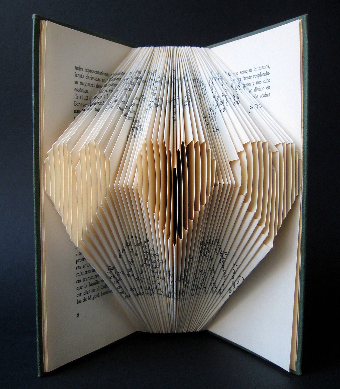 DIY Tutorial for Folded Book Art Folded Heart Instant - Etsy