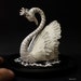 Paper Swan Sculpture, Miniature Swan Art, Handmade Paper Bird, Unique ...