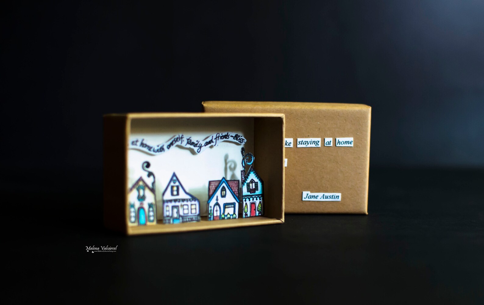 Jane Austen Matchbox Art Diorama - Etsy