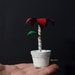 Miniature Paper Flower in a Tiny Pot Miniature Paper Art - Etsy