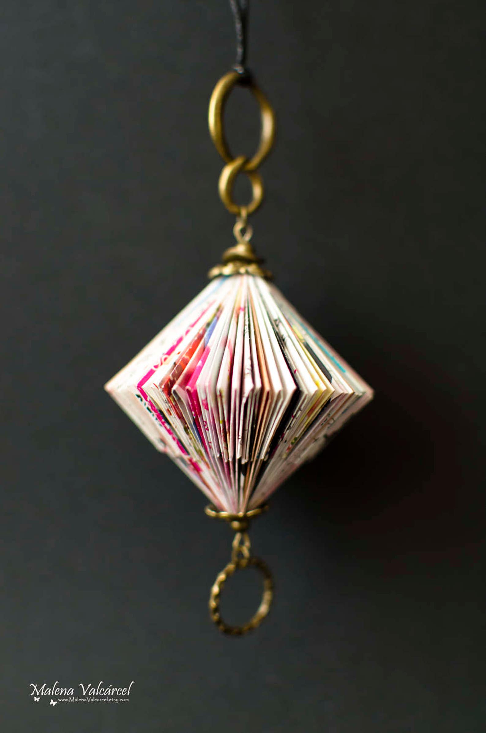 Paper Necklace Paper Jewelry Paper Art Origami Miniature - Etsy