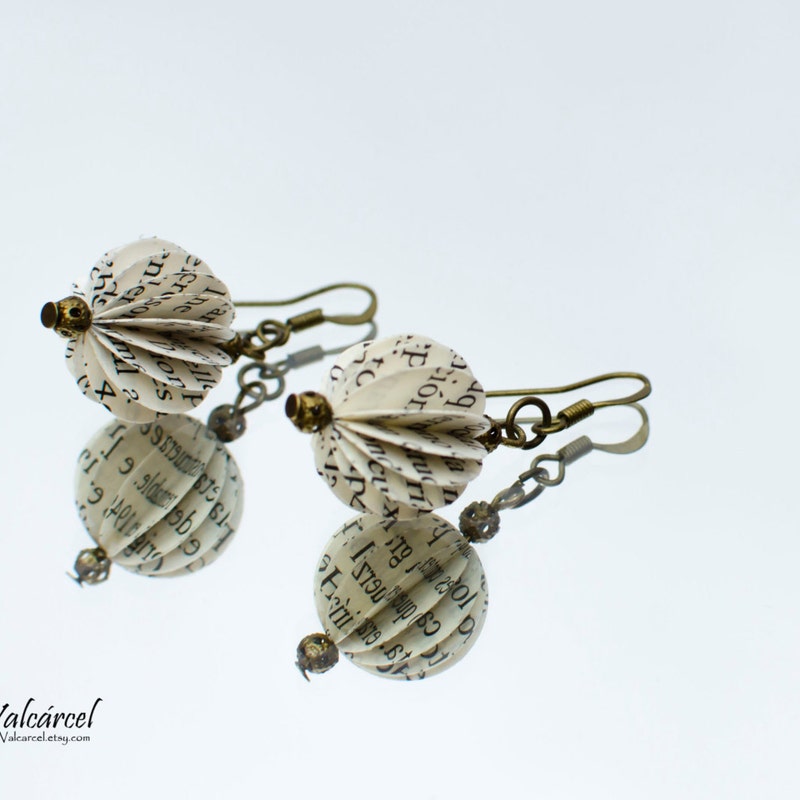 Paper Earrings - Etsy