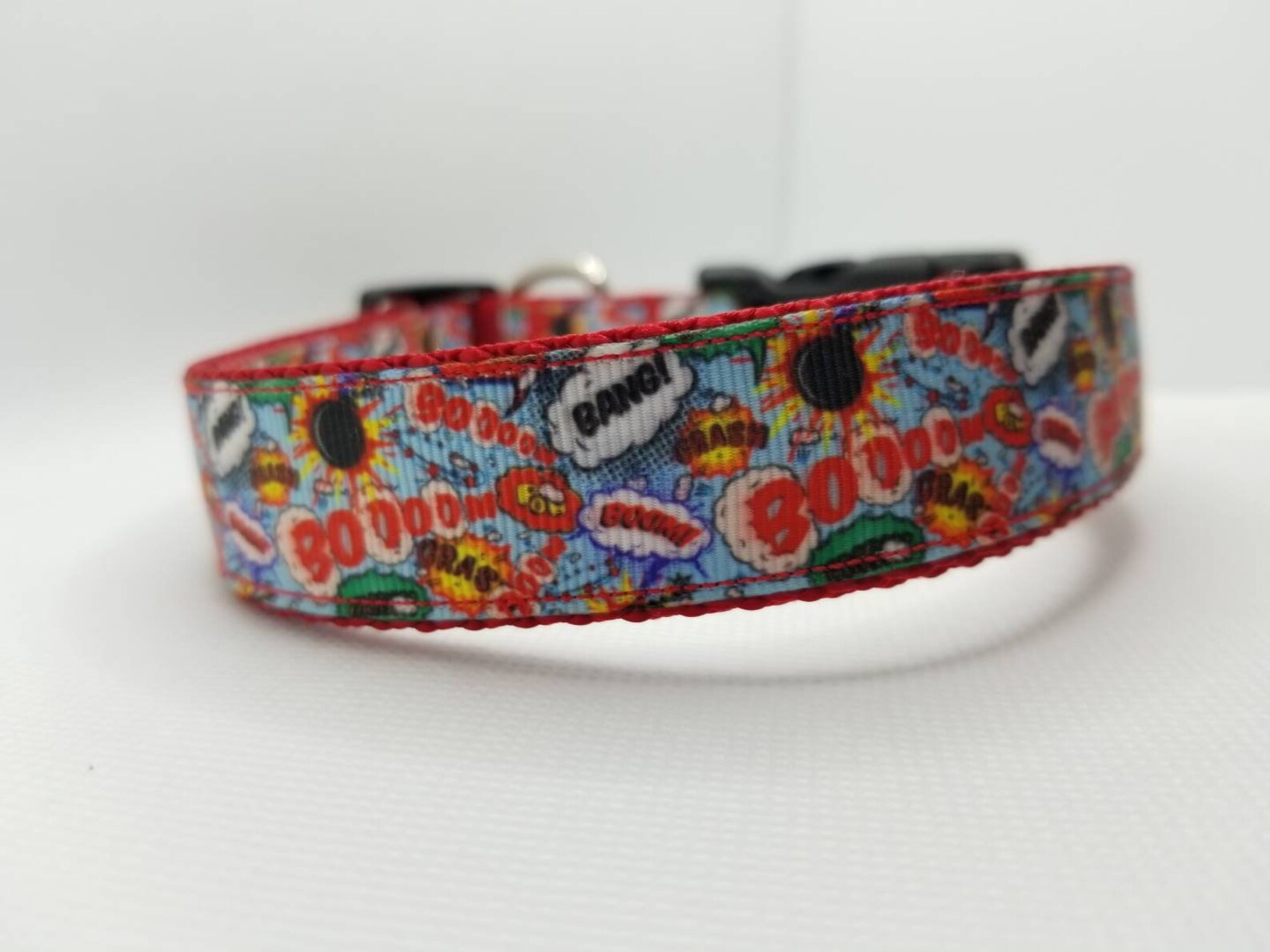 Geek Chic: Boom Pow Bang With Red Nylon Base - Etsy