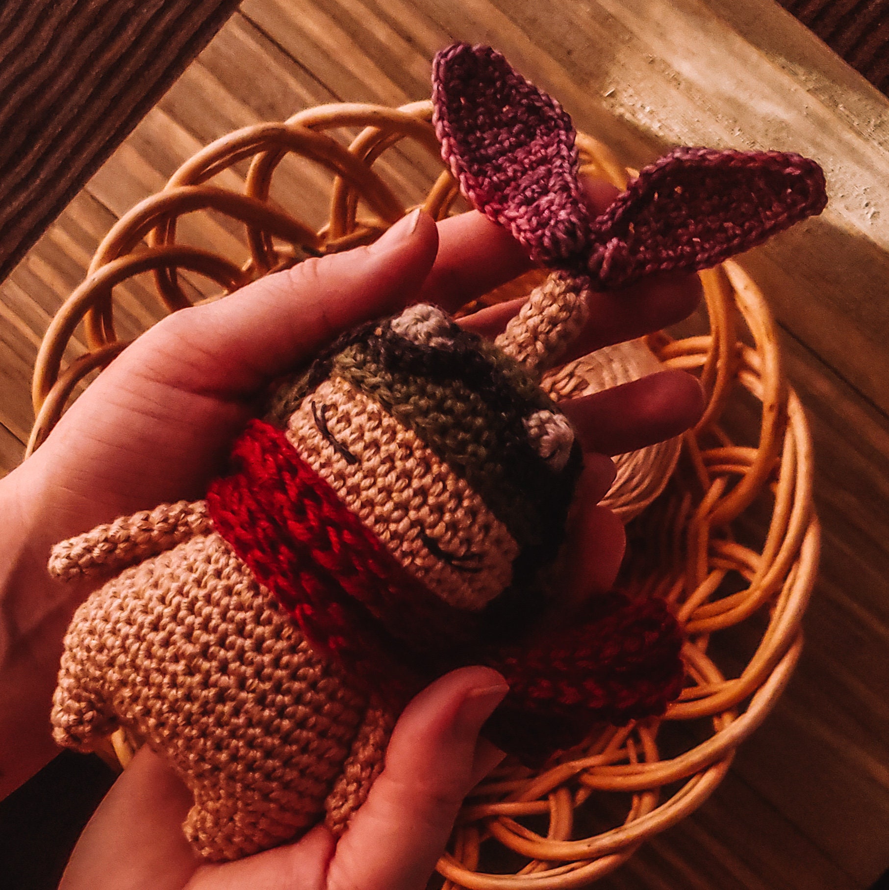 Crochet Pattern, Baby Maple Seed Amigurumi Aviator Doll, Fall, PDF ...