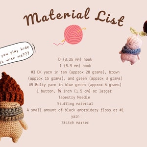 Crochet Amigurumi Baby Oak Acorn Forest Spirit PDF Pattern Enchanted ...