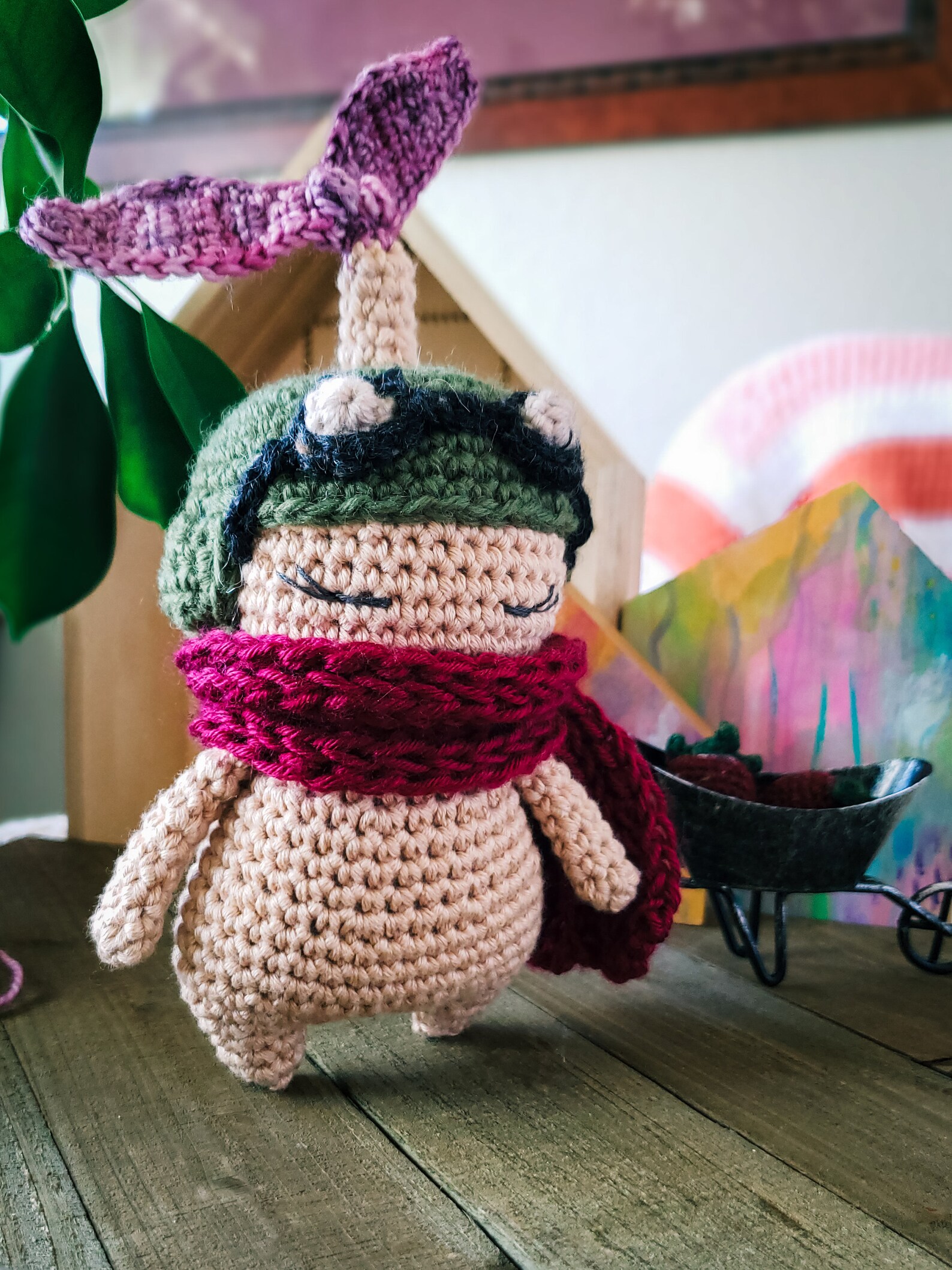 Crochet Pattern, Baby Maple Pod Amigurumi, Aviator Doll, Fall, PDF ...