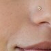 Tiny nose piercing stud Tiny nose stud Solid Gold stud | Etsy