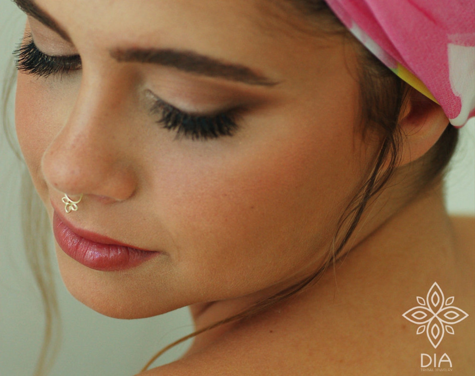 Septum Ring, 14k Gold Septum Ring, Delicate Septum Ring, Dainty Septum ...