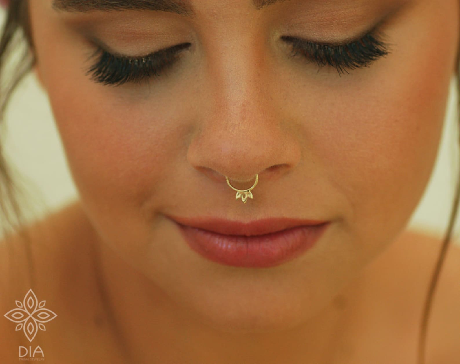 Septum 14k Solid Gold Septum Dainty Septum Gold Crown - Etsy