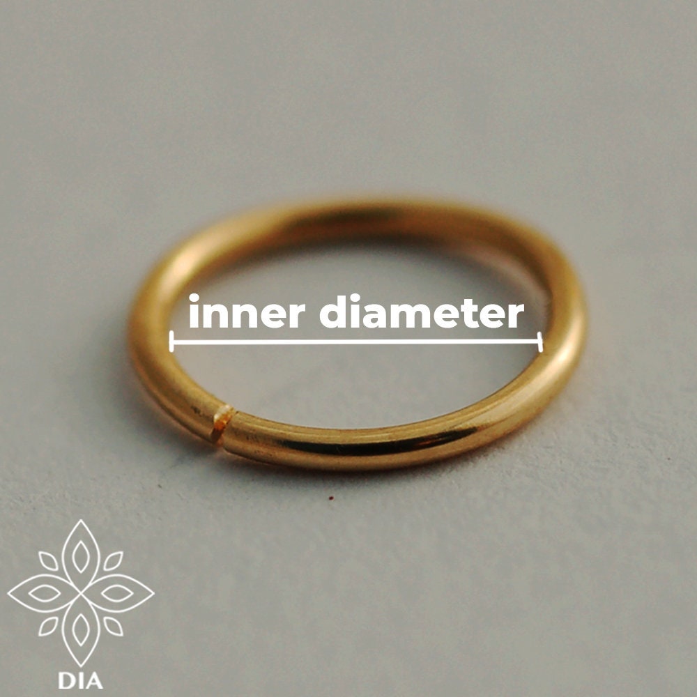 Double Helix Hoop, 14k Gold Helix Piercing, Conch Hoop, Tiny Cartilage ...