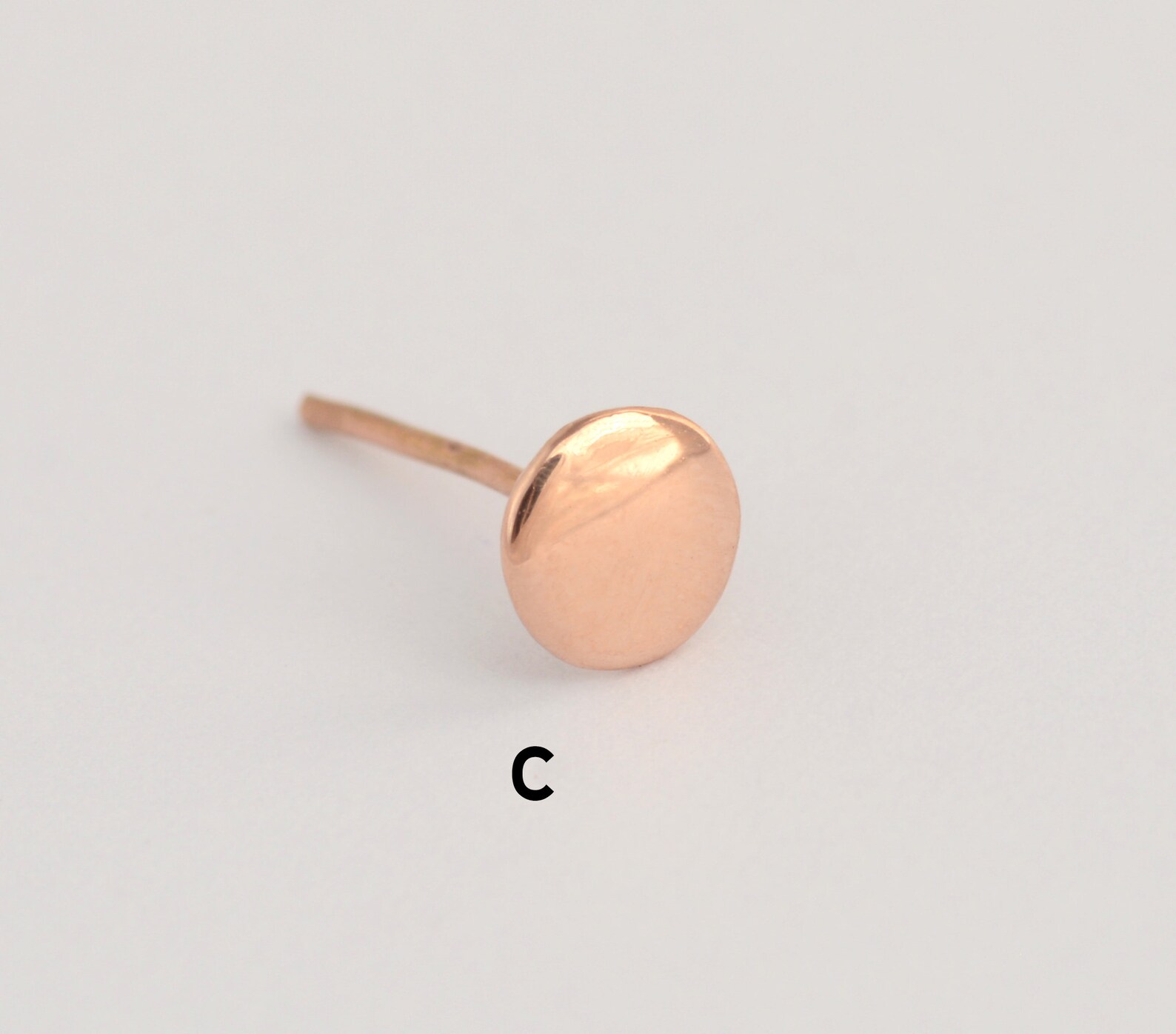 Piercing Set Cartilage Earrings Unique Gold Earrings 14K - Etsy Israel