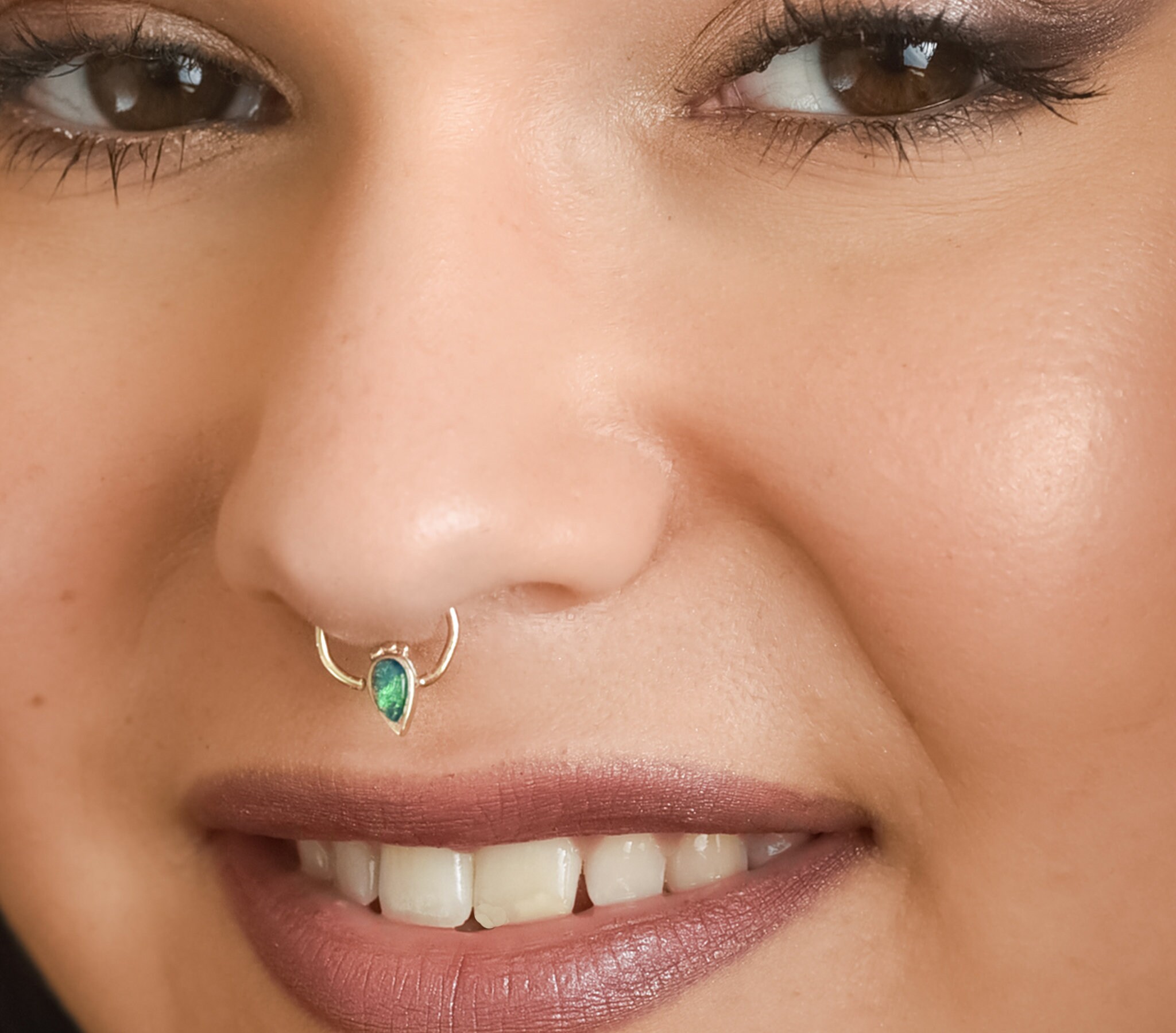 Septum Ring Indian Septum Ring Unique Septum Ring Solid | Etsy