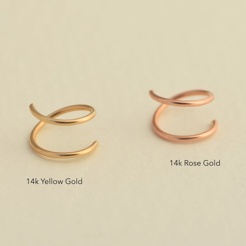 Double Nose Ring - Etsy