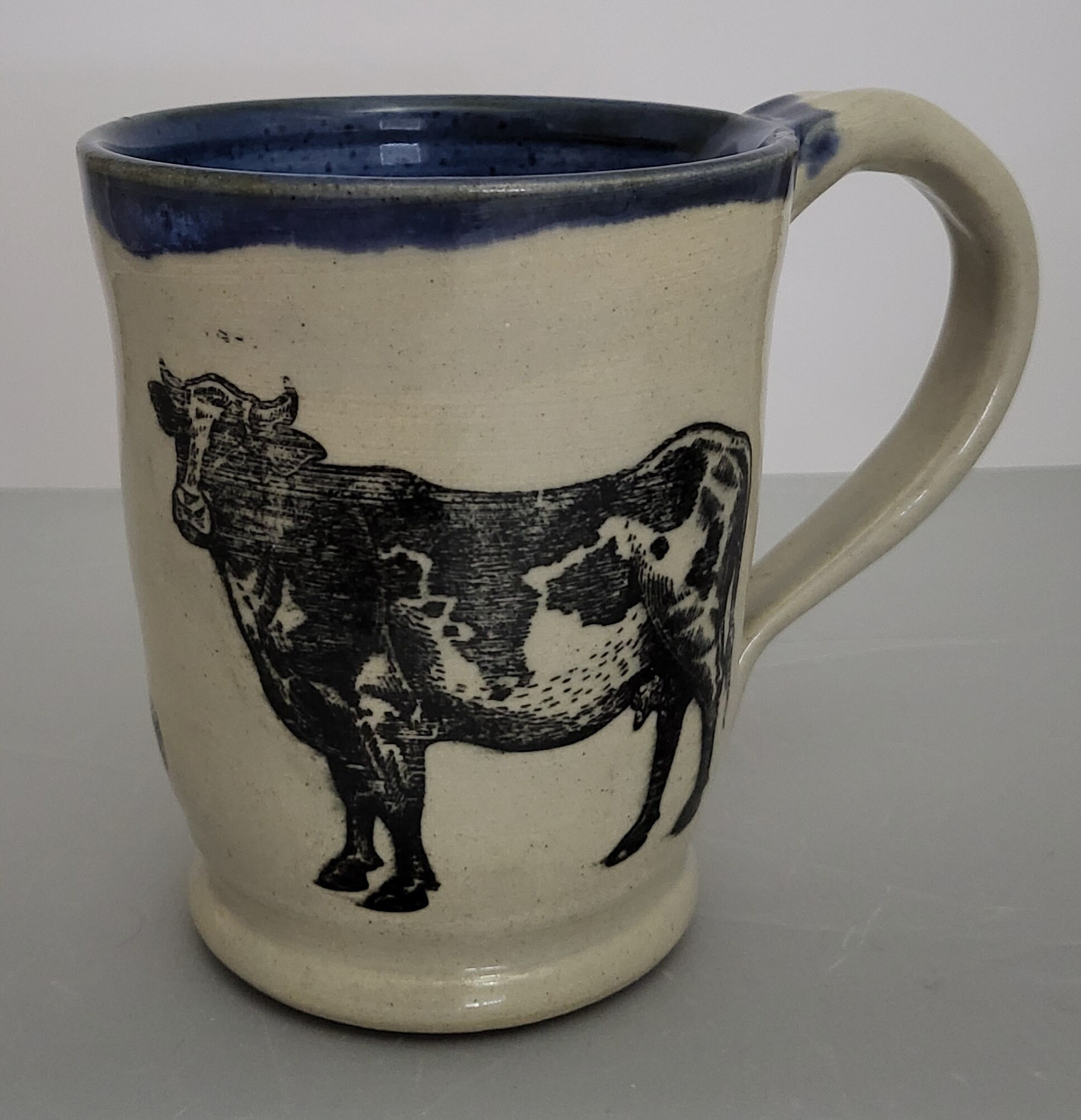 Farm Mug With Cow and Pig for Left or Right Hand 12 0unce - Etsy