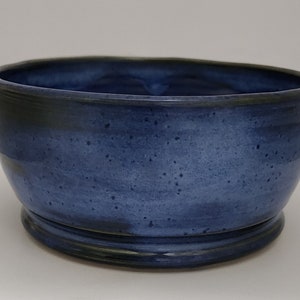 German Shepherd Blue Ceramic Dog Bowl - Etsy