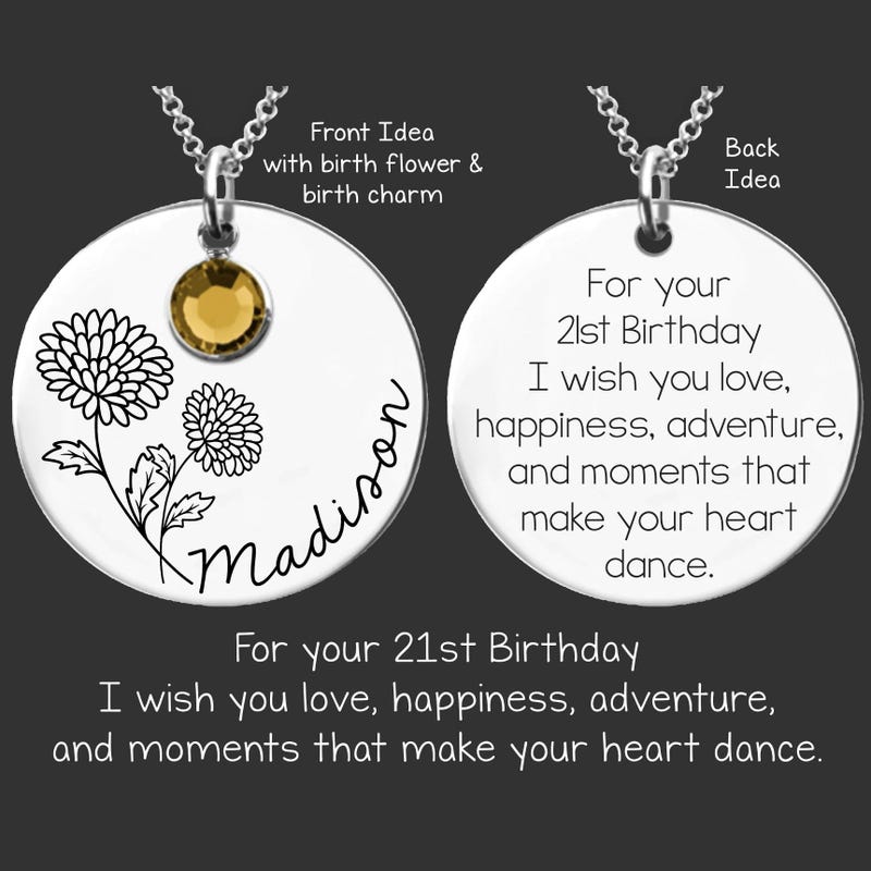 Daughter 21st Jewelry - Etsy
