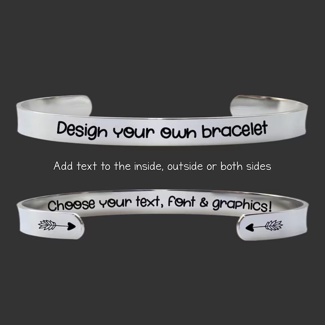 Create Your Own Bracelet | Custom Bracelet | Personalized Bracelet ...