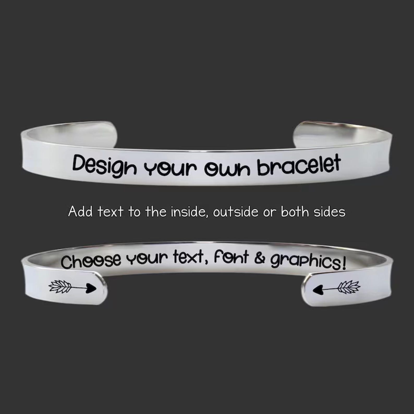 Personalized Bracelet | Create Your Own Bracelet | Custom Bracelet ...