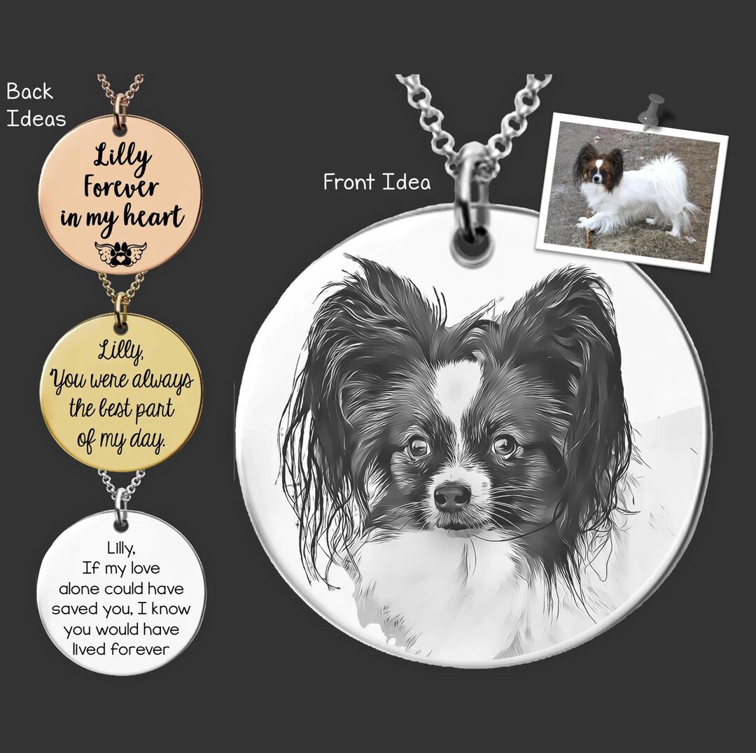 Papillon Necklace | Dog Mom Birthday Gift | Dog Mom Gifts | Dog Mom ...