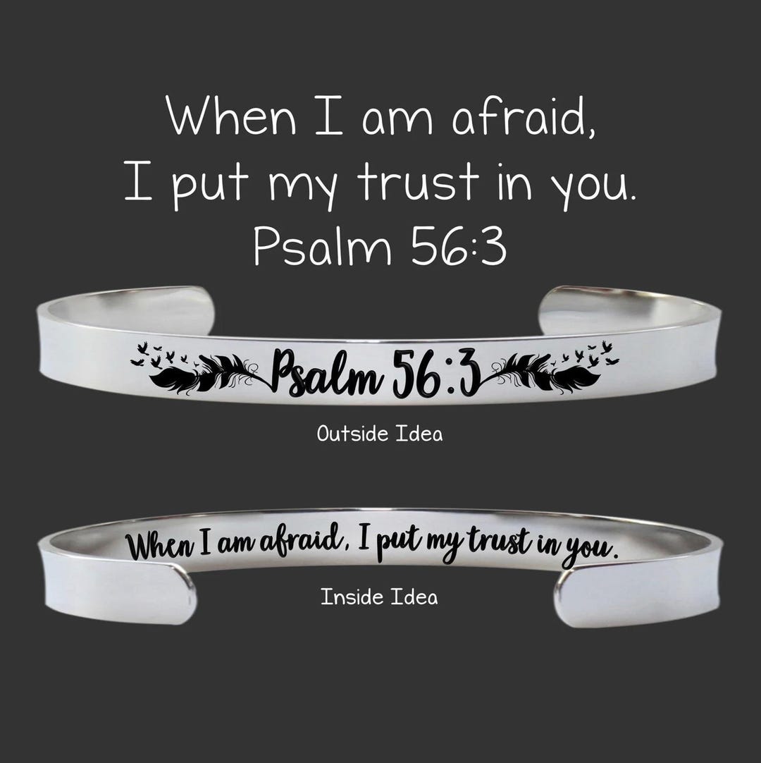 Psalm 56:3 | Christian Gifts | Faith Gifts | Christian Jewelry ...