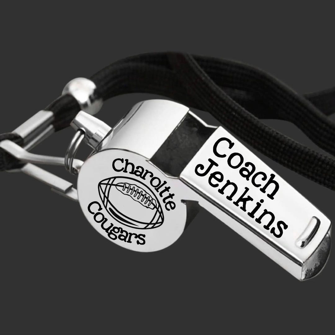 Football Coach | Coach Whistle | Coach Gift | Gift for Coach | Coach ...