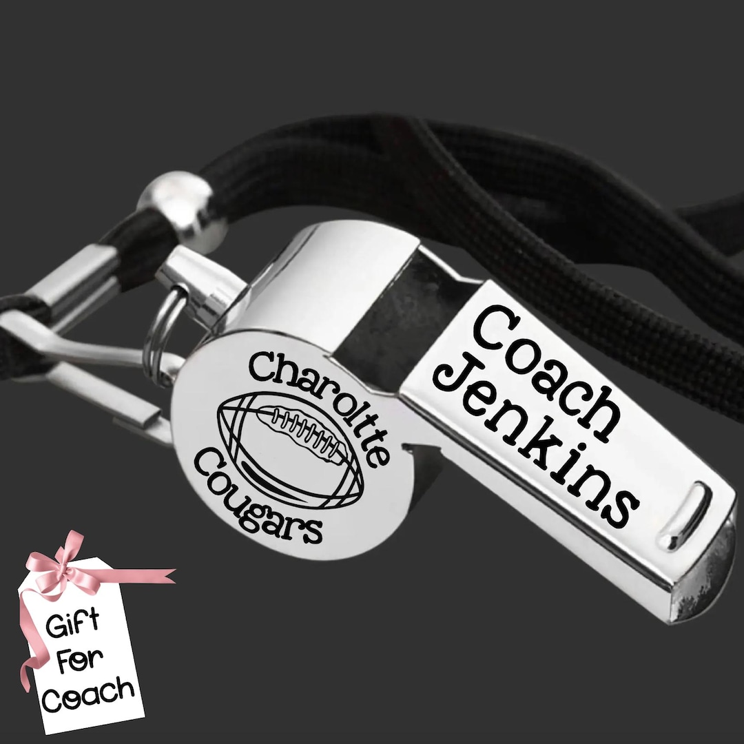 Football Coach | Coach Whistle | Coach Gift | Gift for Coach | Coach ...