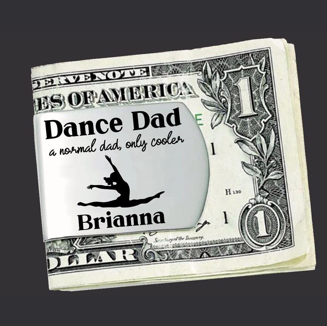 Dance Dad Money Clip | Dad Birthday Gift | Fathers Day Gift | Gift for ...