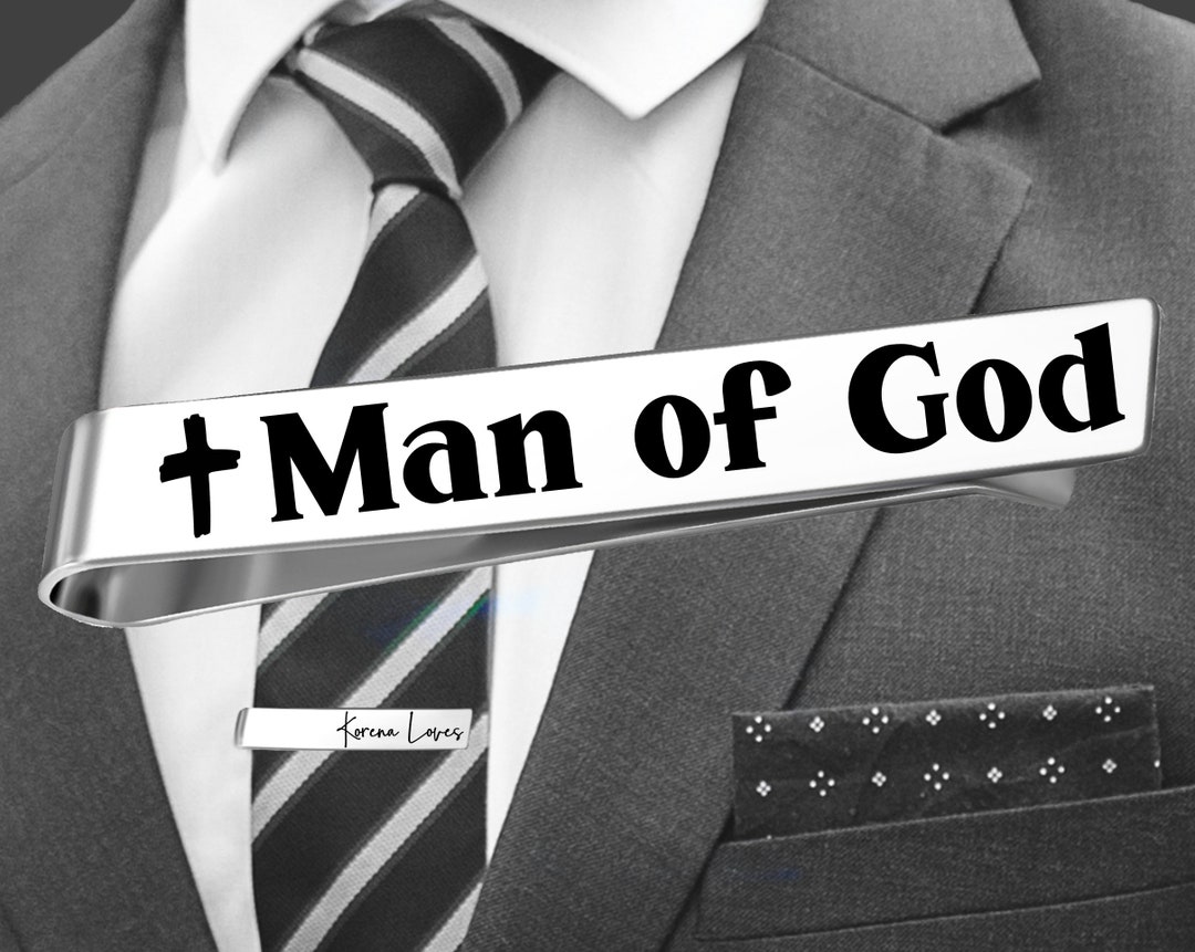 Man of God Tie Bar Pastor Gift Gifts for Pastor Preacher Gifts Reverend ...