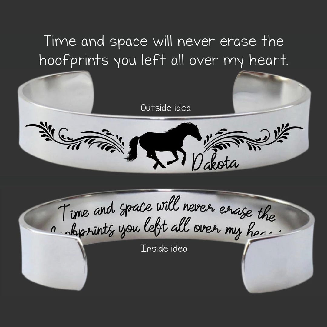 Horse Memory Jewelry | Horse Condolence Gift | Horse Memorial Gift ...