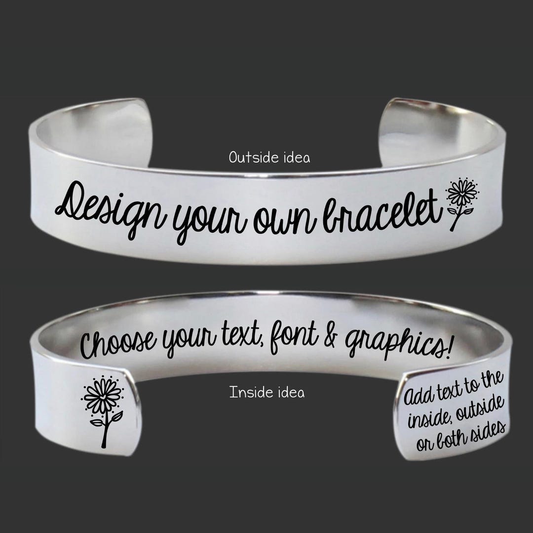 Create Your Own Bracelet | Custom Bracelet | Personalized Bracelet ...