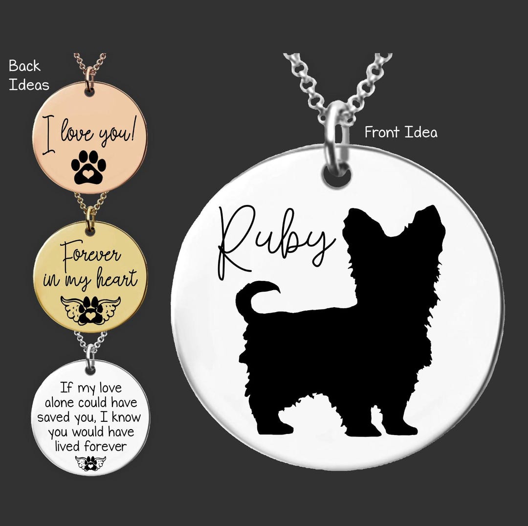 Yorkie Necklace | Dog Mom Birthday Gift | Dog Mom Gifts | Dog Mom Gift ...