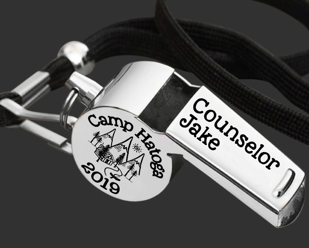 Camp Counselor Camp Whistle Camp Counselor Gift Personalized Whistle ...