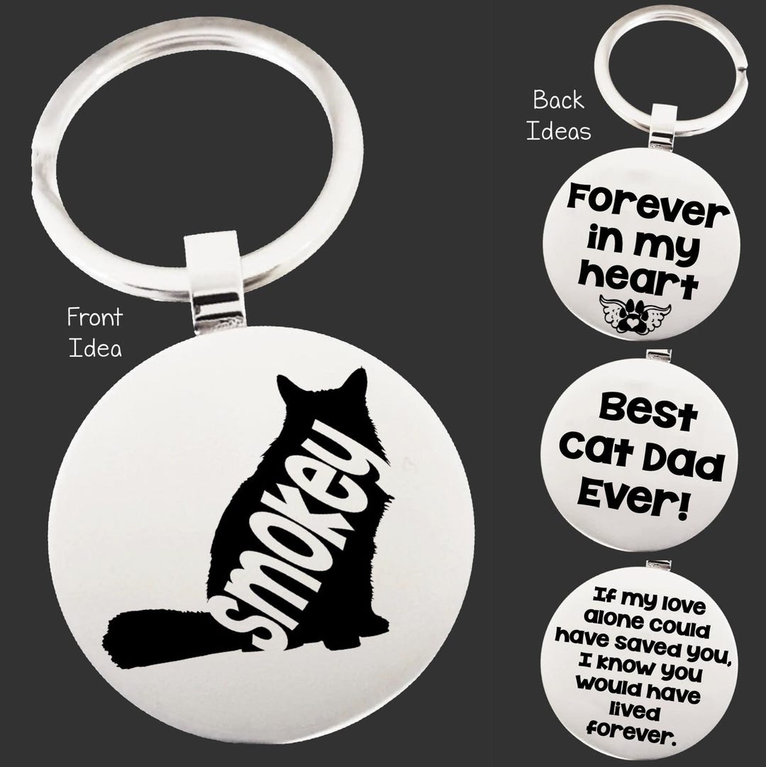 Himalayan Cat Keychain | Cat Lover Gift | Cat Lover Birthday | Cat Dad ...